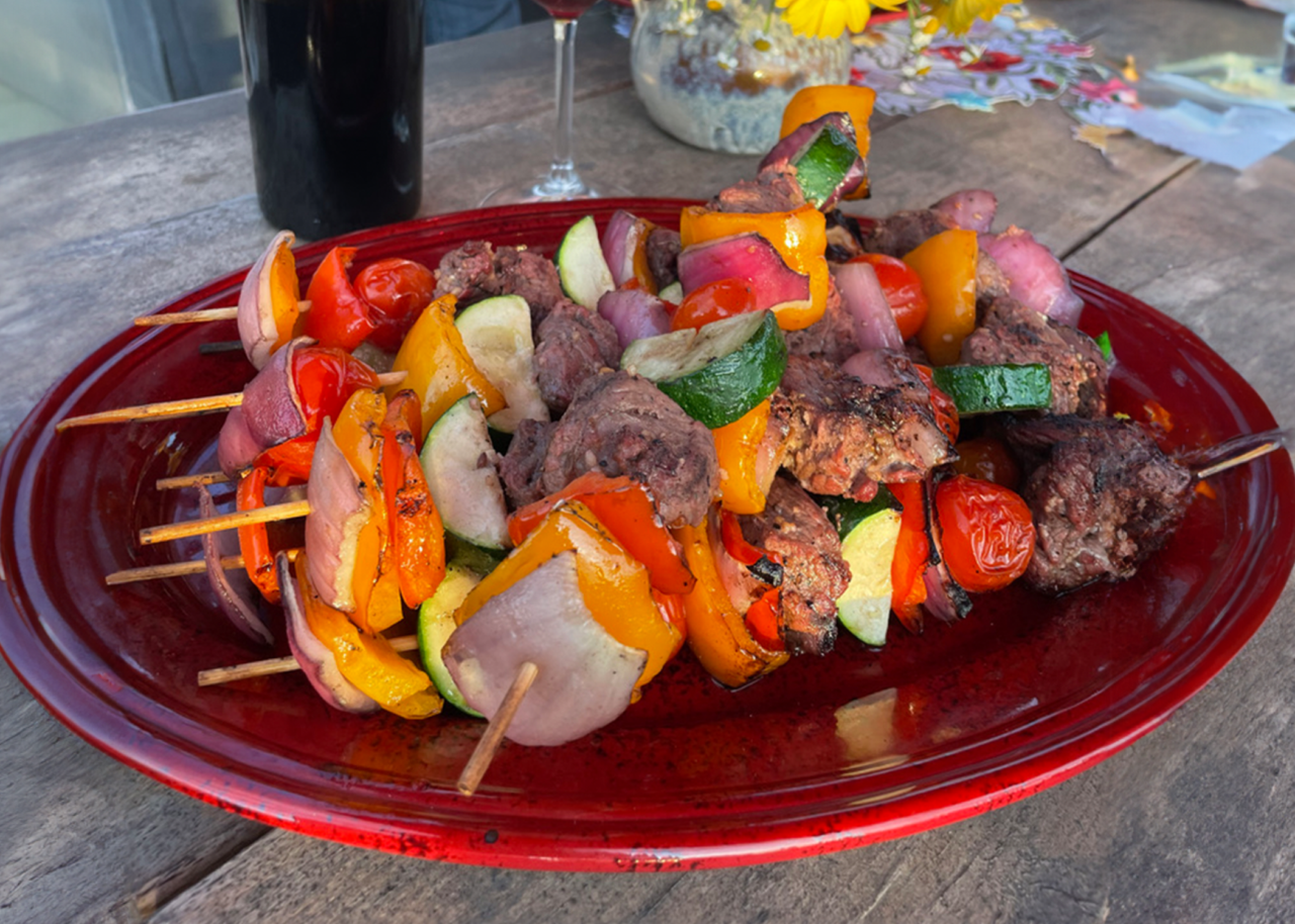 Beef Kabobs with Two Savory Sauces: A Perfect Pairing with Miner Family ...